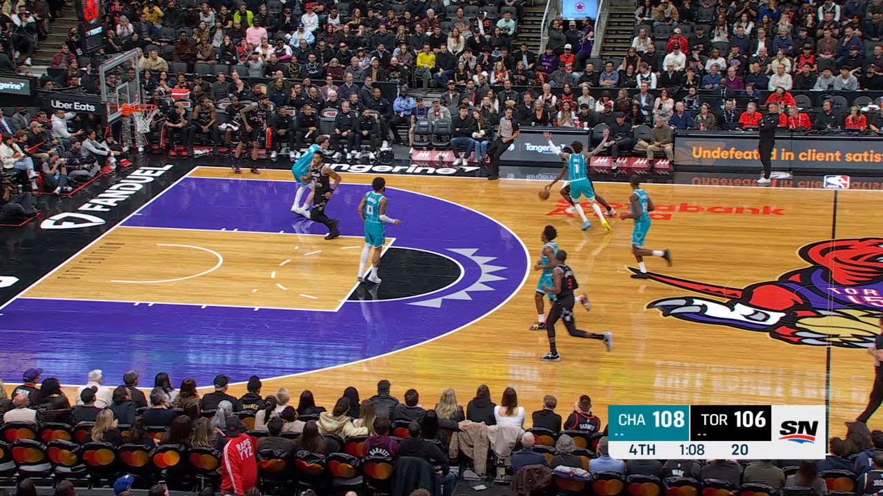 24-Second Shot Clock Reset: Hornets @ Raptors | NBA Official