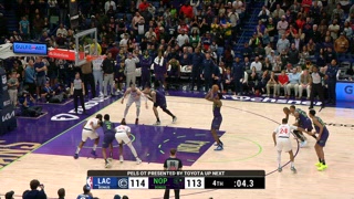 24-Second Shot Clock Reset: Clippers @ Pelicans | NBA Official