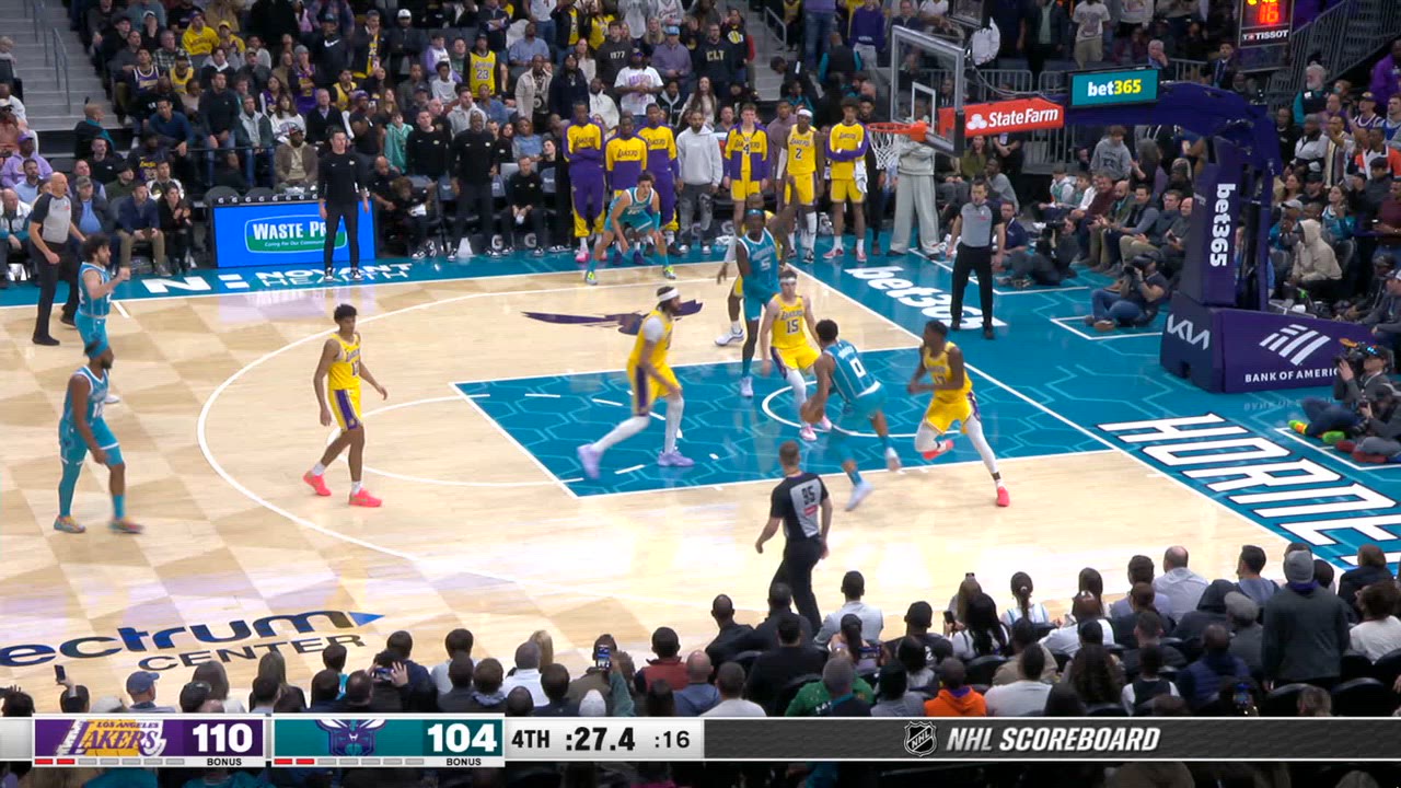 24-Second Shot Clock Reset: Lakers @ Hornets | NBA Official