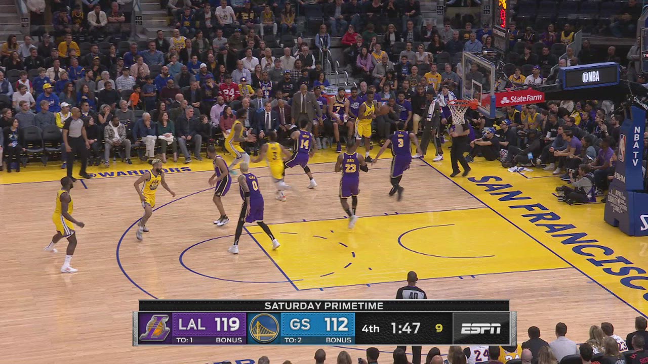 24-Second Shot Clock Reset: Lakers @ Warriors | NBA Official