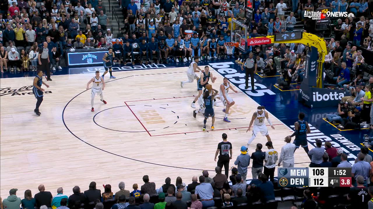 24-Second Shot Clock Reset: Grizzlies @ Nuggets | NBA Official