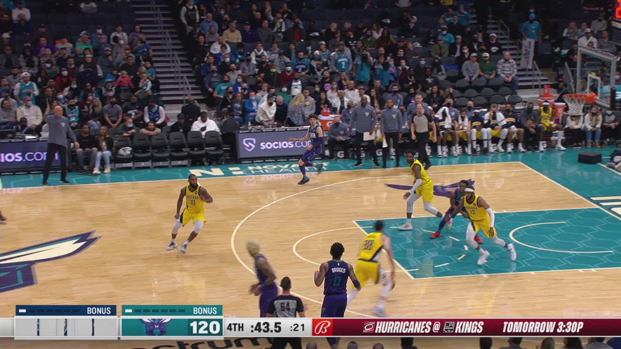 Restricted Area Block/Charge: Pacers @ Hornets | NBA Official