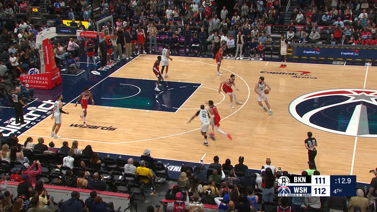 Goaltending/Basket Interference: Nets @ Wizards | NBA Official