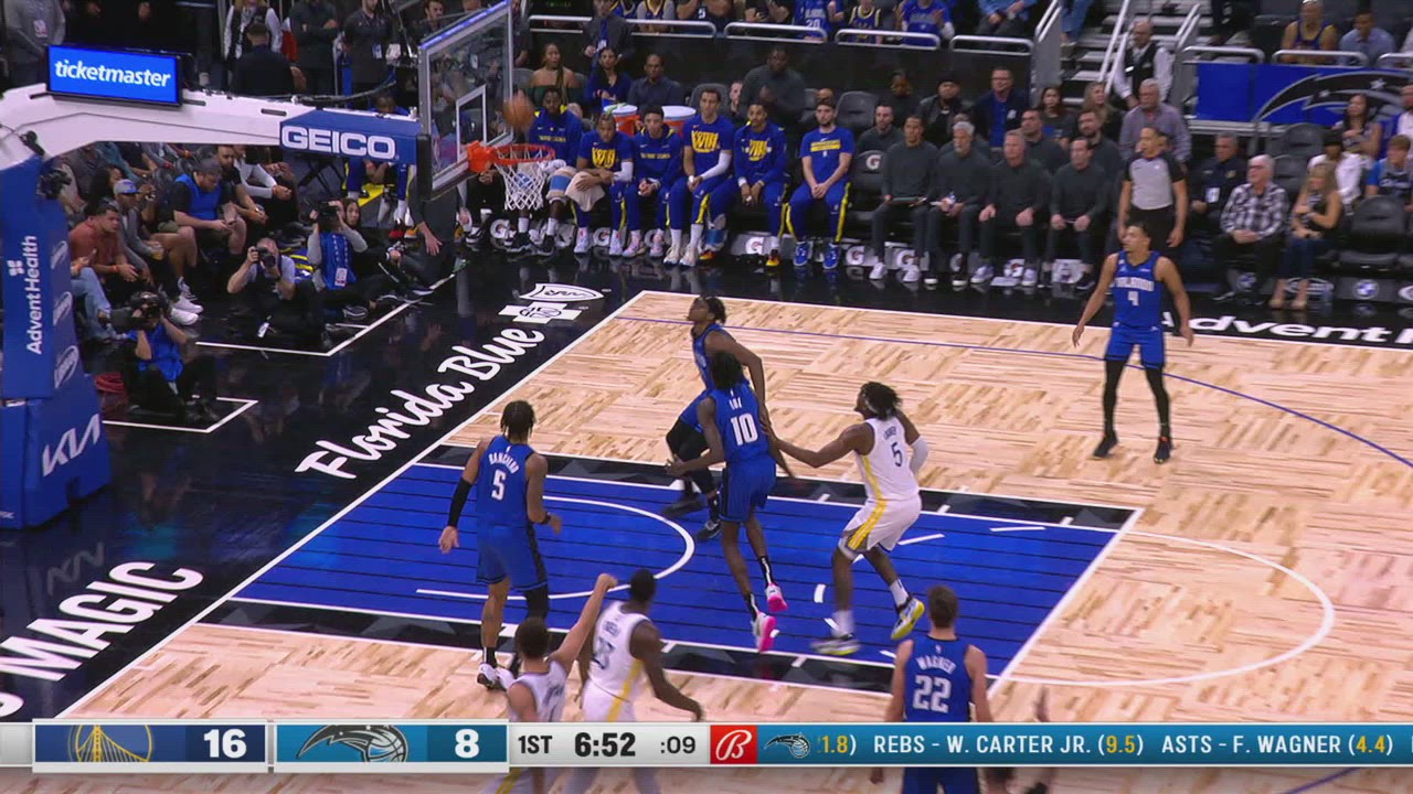 Challenge Goaltending/BI: Warriors @ Magic | NBA Official