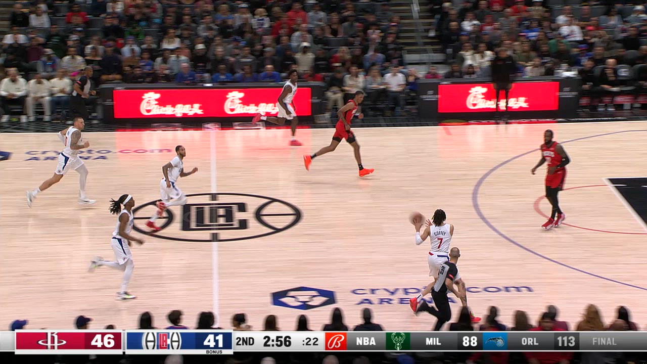 Challenge Goaltending/BI: Rockets @ Clippers | NBA Official