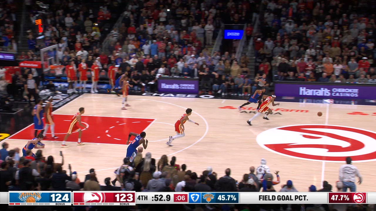 Goaltending/Basket Interference: Knicks @ Hawks | NBA Official