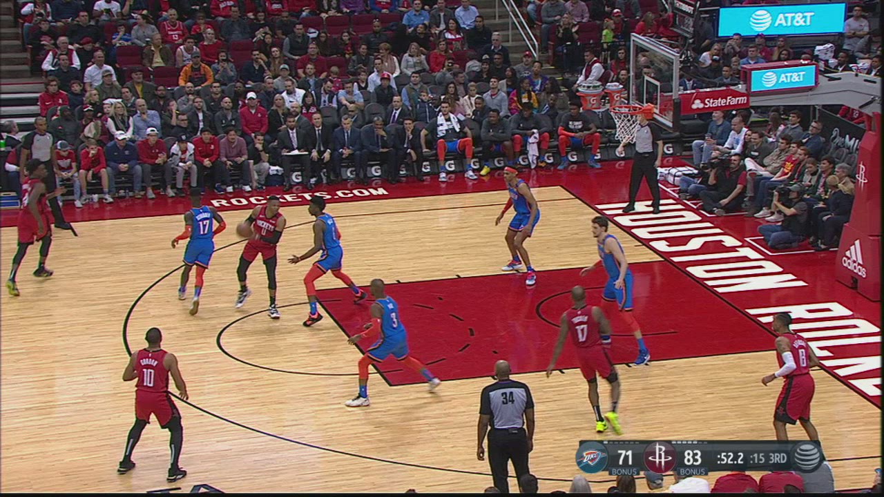 Off-Ball Foul Timing: Thunder @ Rockets | NBA Official