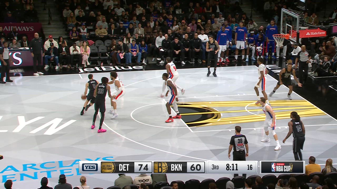 Challenge of Called Foul: Pistons @ Nets | NBA Official