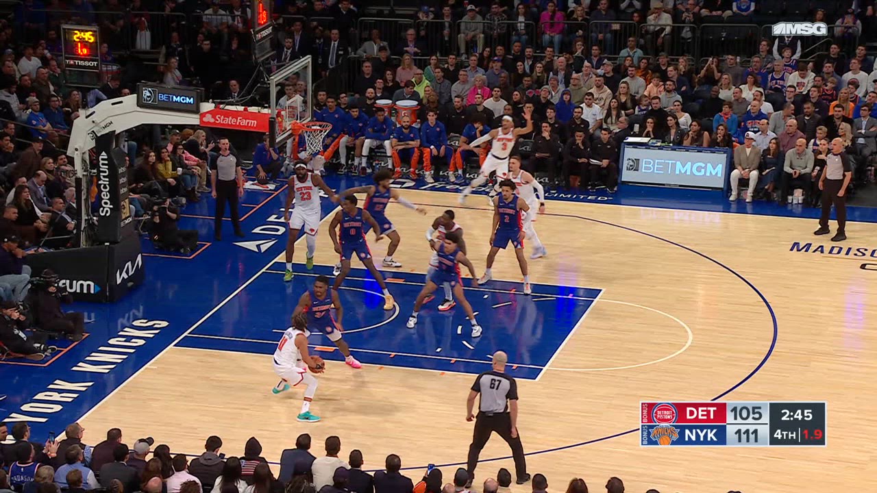 Challenge of Called Foul: Pistons @ Knicks | NBA Official