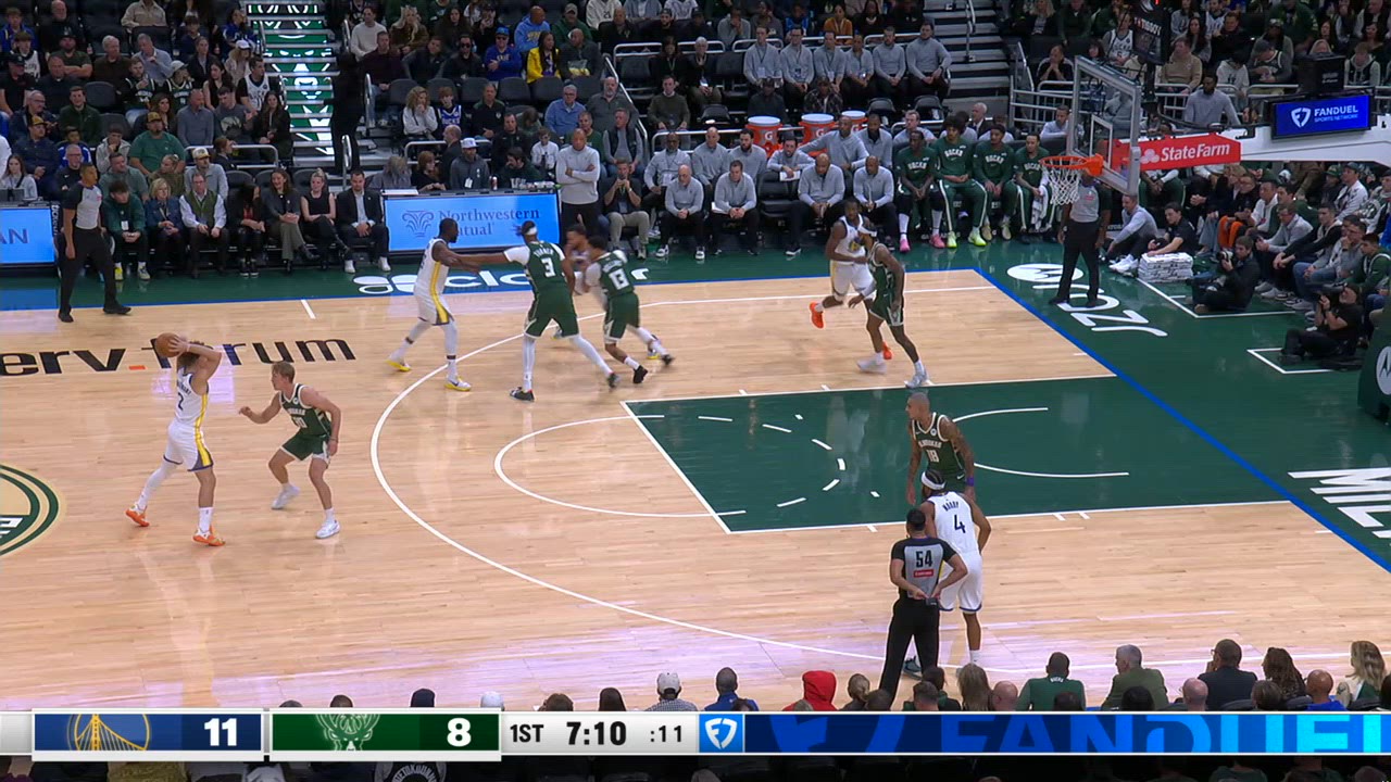 Challenge of Called Foul: Warriors @ Bucks | NBA Official