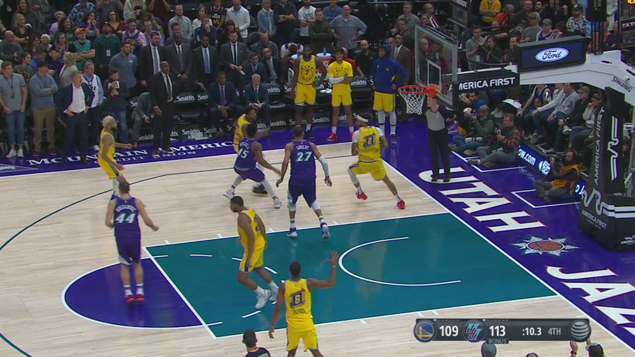 Challenge of Called Foul: Warriors @ Jazz | NBA Official