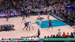 Challenge of Called Foul: Lakers @ Grizzlies | NBA Official