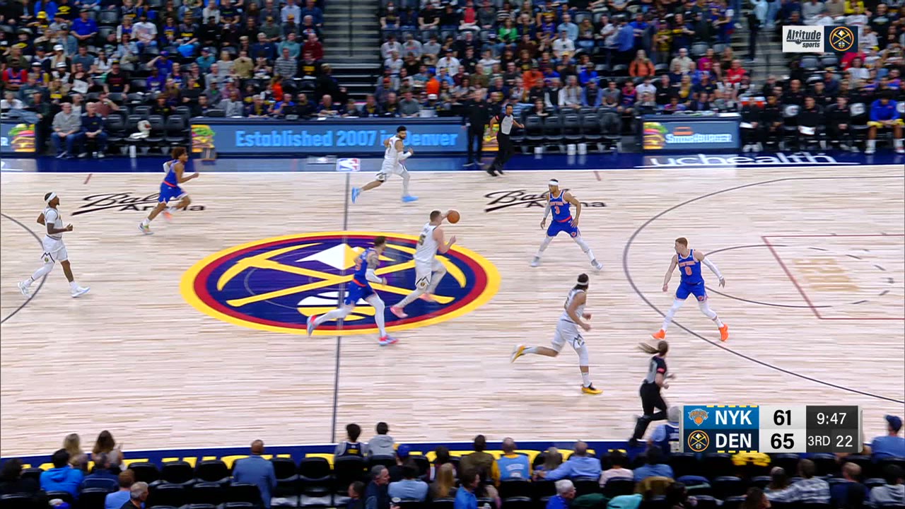 Challenge of Called Foul: Knicks @ Nuggets | NBA Official