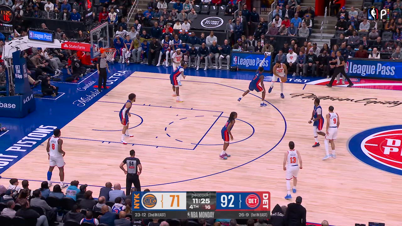 Challenge of Called Foul: Knicks @ Pistons | NBA Official