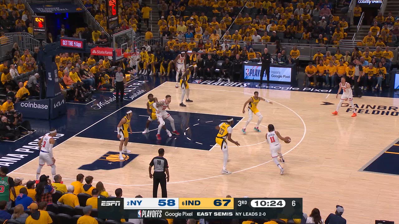 Challenge of Called Foul: Knicks @ Pacers | NBA Official