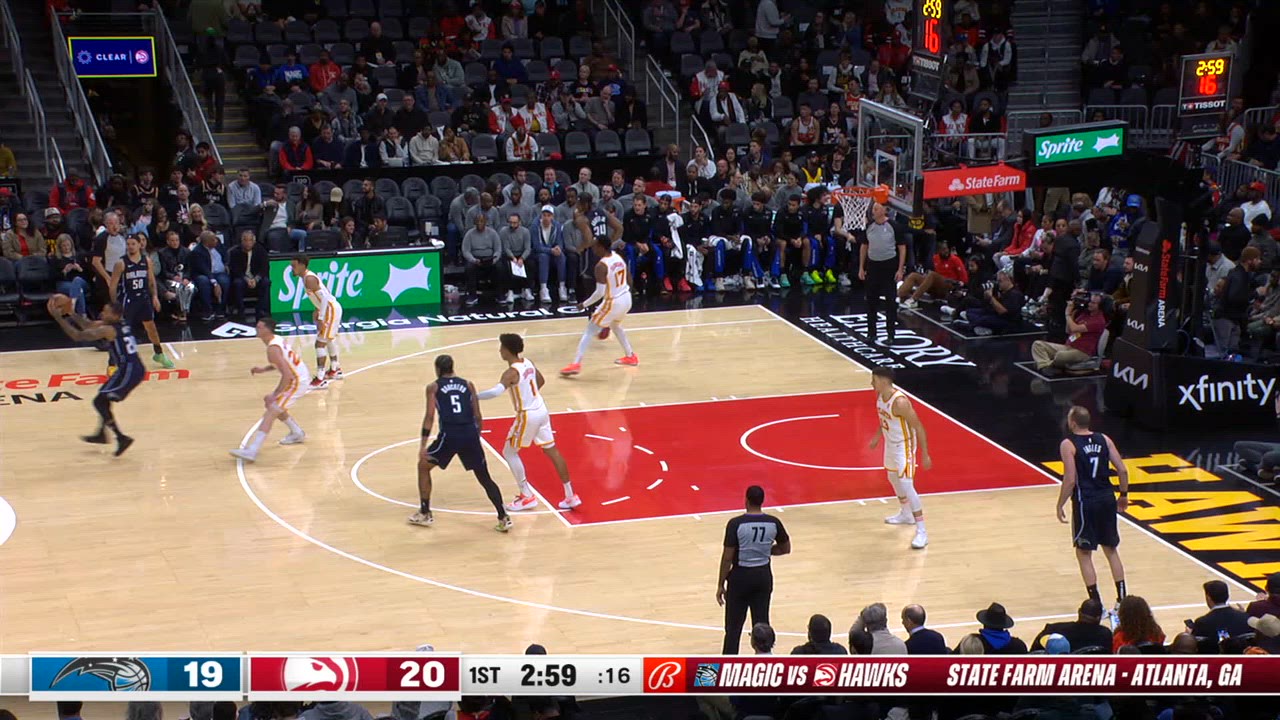 Challenge of Called Foul: Magic @ Hawks | NBA Official