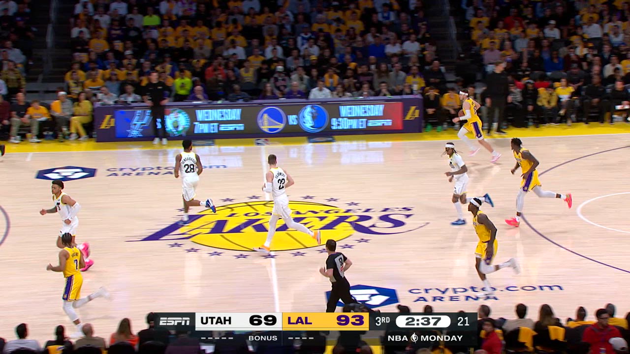 Challenge of Called Foul: Jazz @ Lakers | NBA Official
