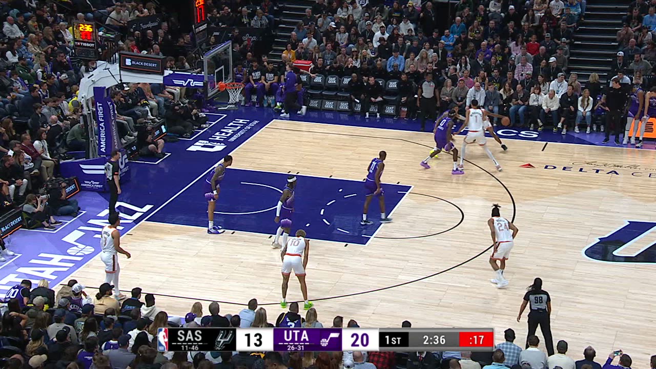 Challenge OOB: Spurs @ Jazz | NBA Official