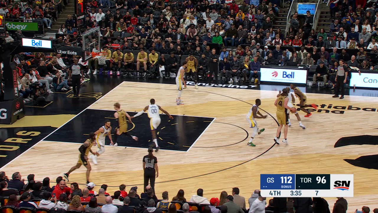 Challenge Goaltending/BI: Warriors @ Raptors | NBA Official