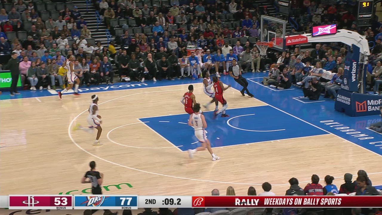 Challenge Goaltending/BI: Rockets @ Thunder | NBA Official