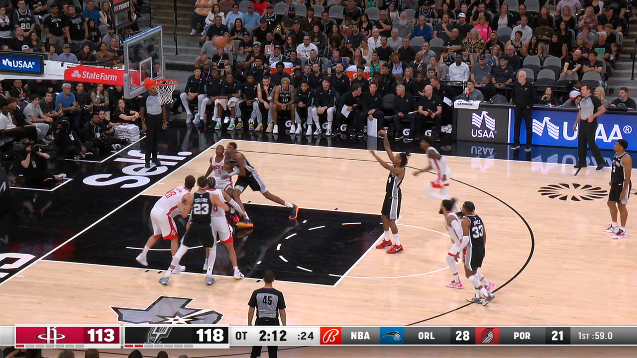 Challenge Goaltending/BI: Rockets @ Spurs | NBA Official
