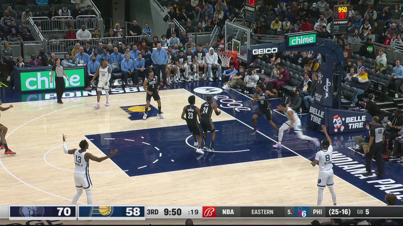 Challenge Goaltending/BI: Grizzlies @ Pacers | NBA Official