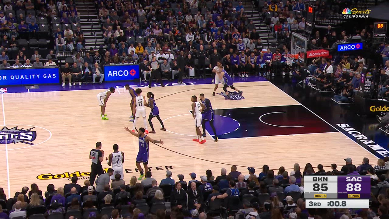 Last Second Field Goal: Nets @ Kings | NBA Official