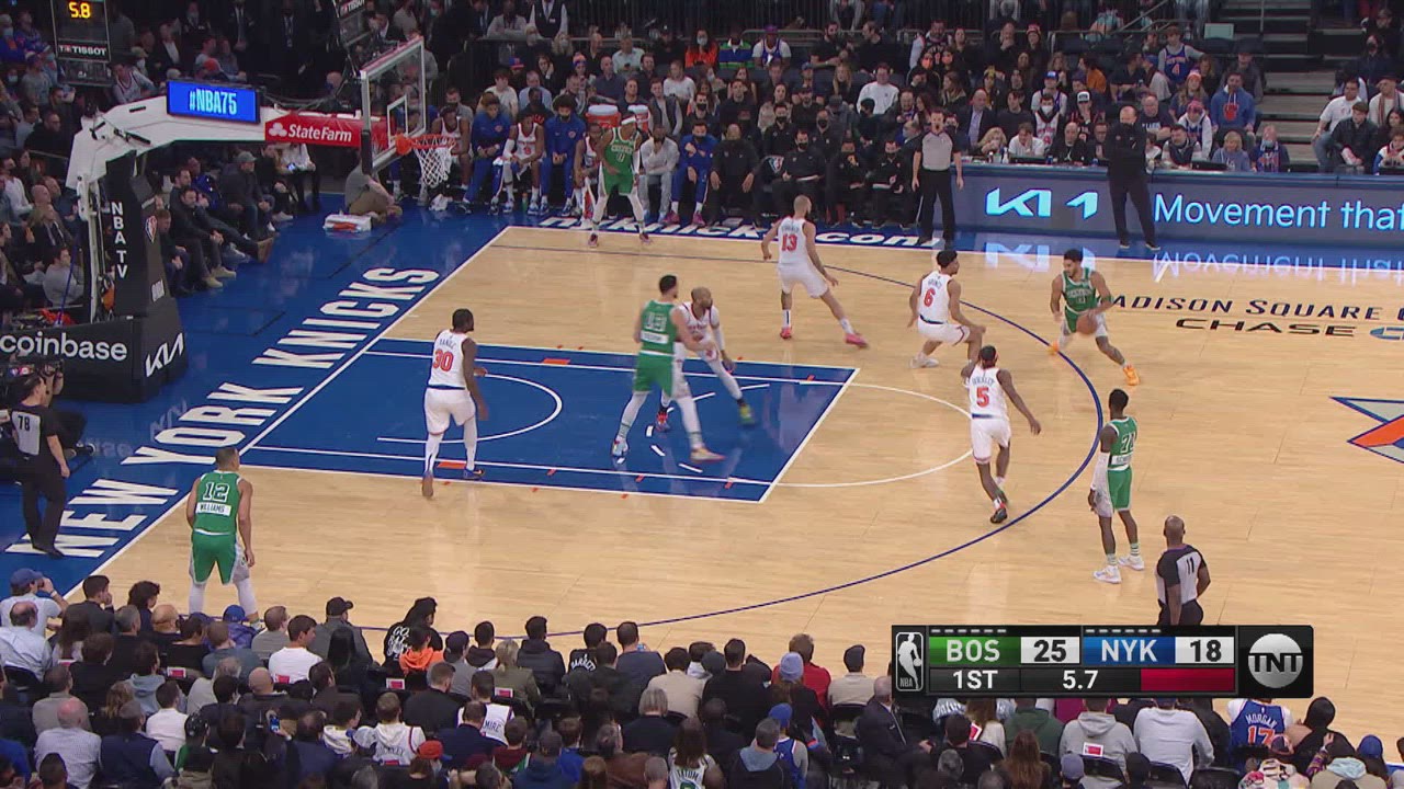 Last Second Field Goal: Celtics @ Knicks | NBA Official