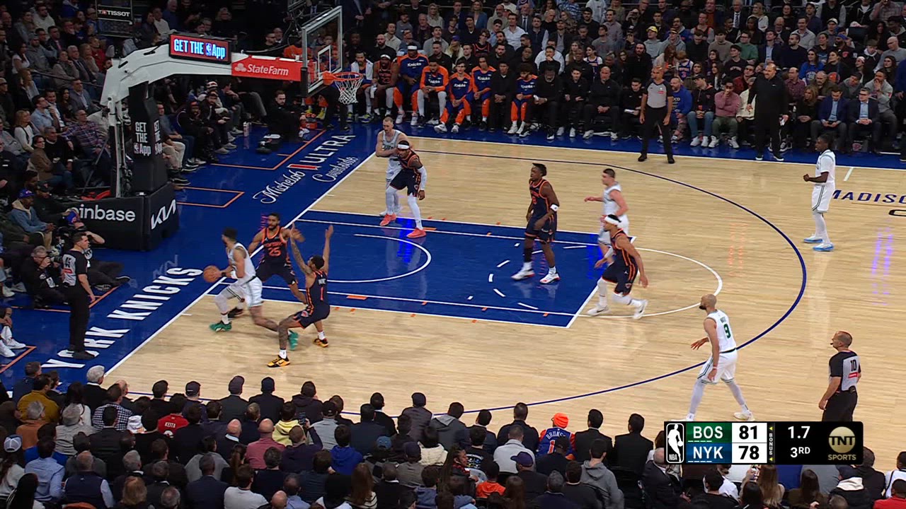 Last Second Field Goal: Celtics @ Knicks | NBA Official