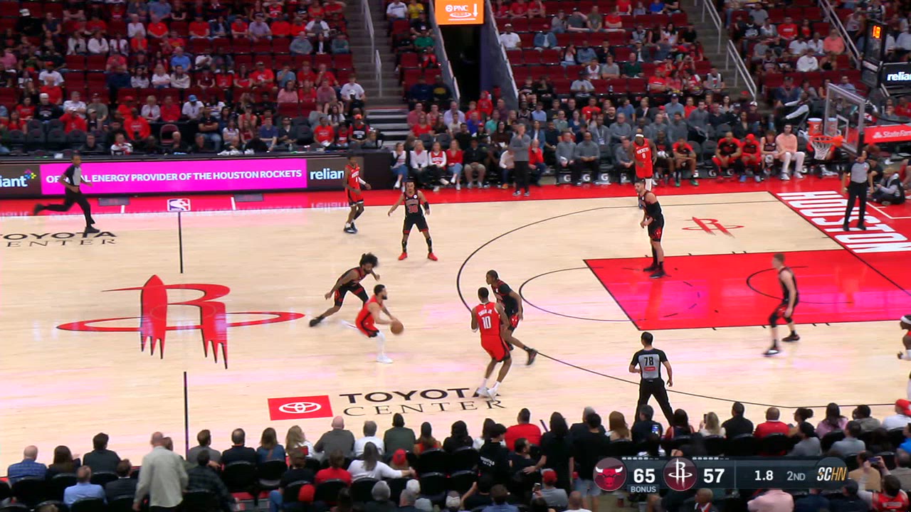 Last Second Field Goal: Bulls @ Rockets | NBA Official