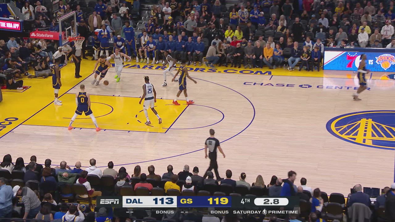 Last Second Field Goal: Mavericks @ Warriors | NBA Official