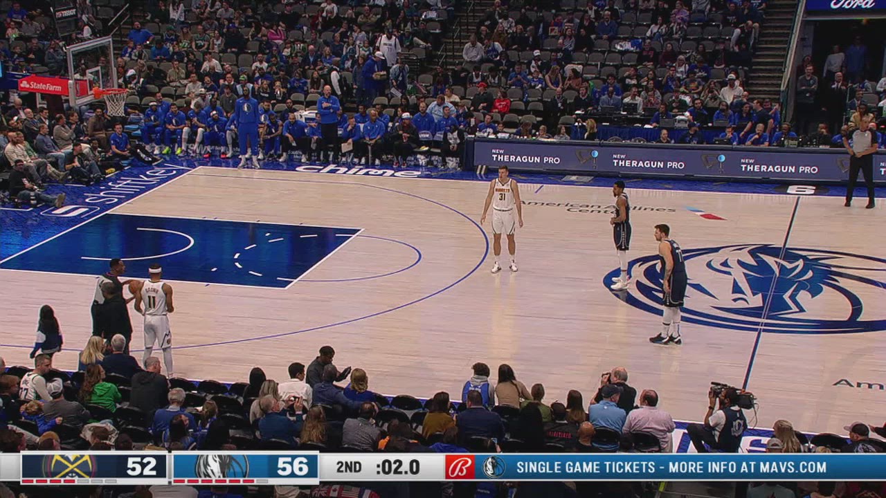 Last Second Field Goal: Nuggets @ Mavericks | NBA Official