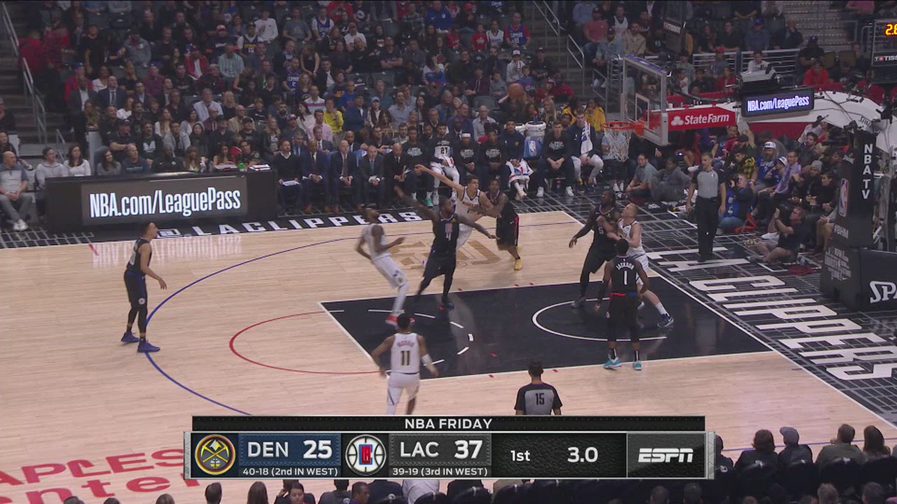 Last Second Field Goal: Nuggets @ Clippers | NBA Official