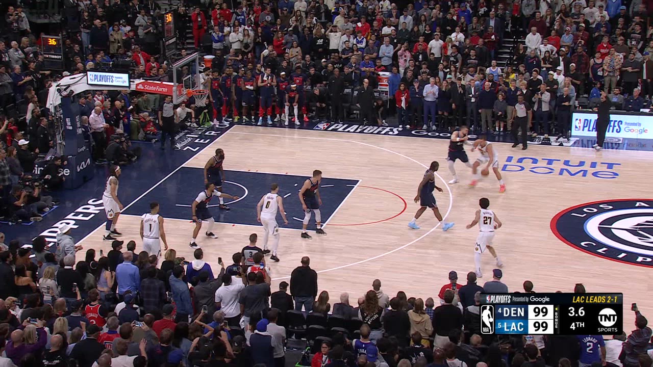 Last Second Field Goal: Nuggets @ Clippers | NBA Official