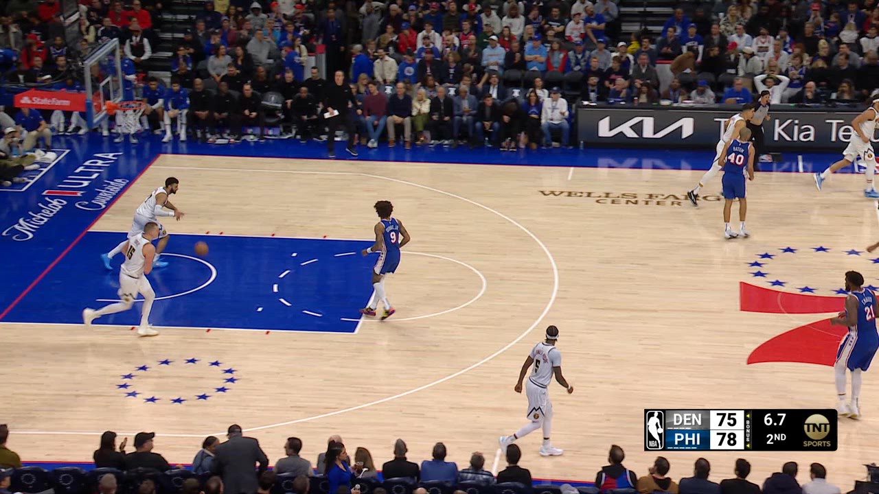 Last Second Field Goal: Nuggets @ 76ers | NBA Official