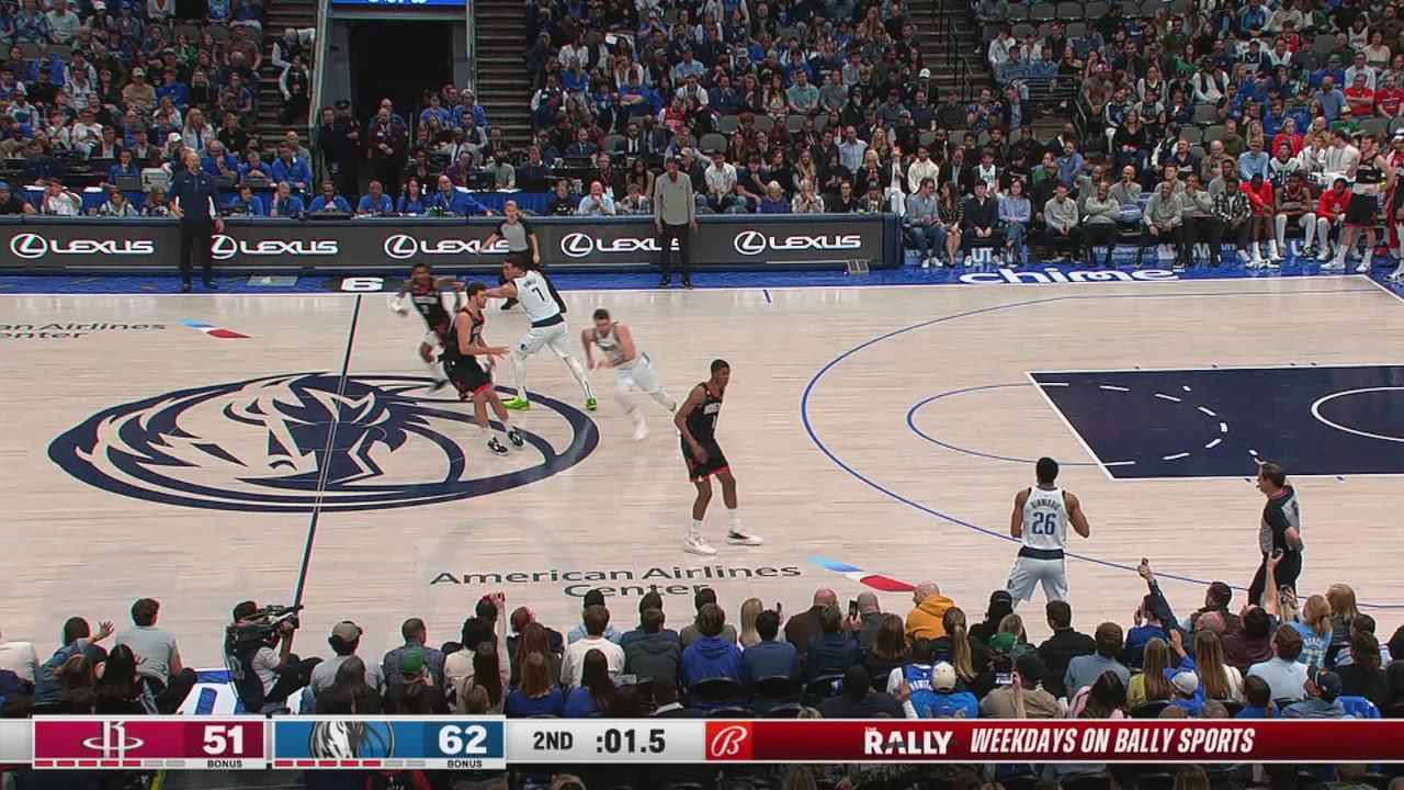 Last Second Field Goal: Rockets @ Mavericks | NBA Official