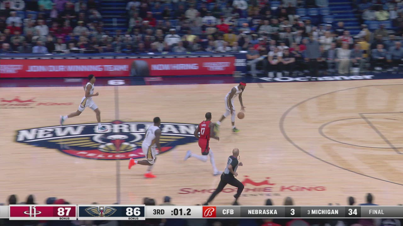 Last Second Field Goal: Rockets @ Pelicans | NBA Official