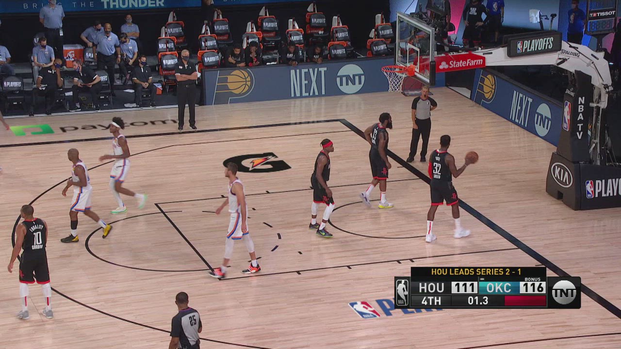 Last Second Field Goal: Rockets @ Thunder | NBA Official