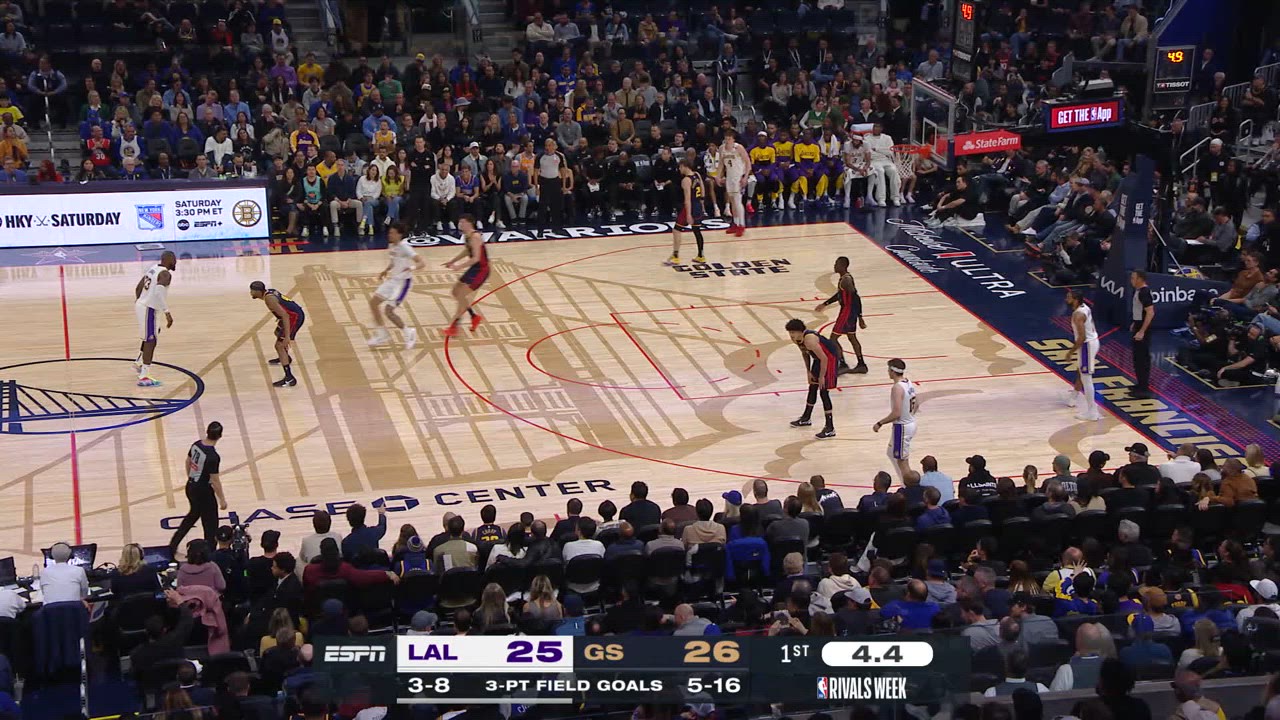 Last Second Field Goal: Lakers @ Warriors | NBA Official