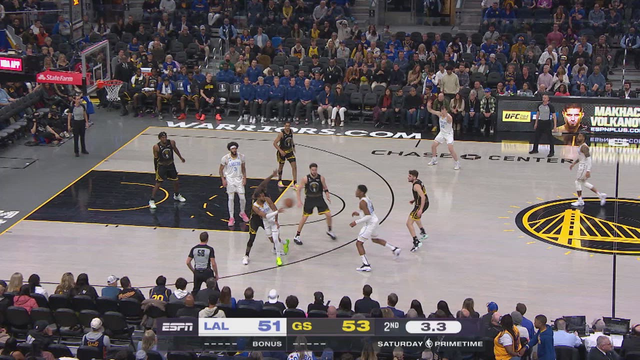 Last Second Field Goal: Lakers @ Warriors | NBA Official