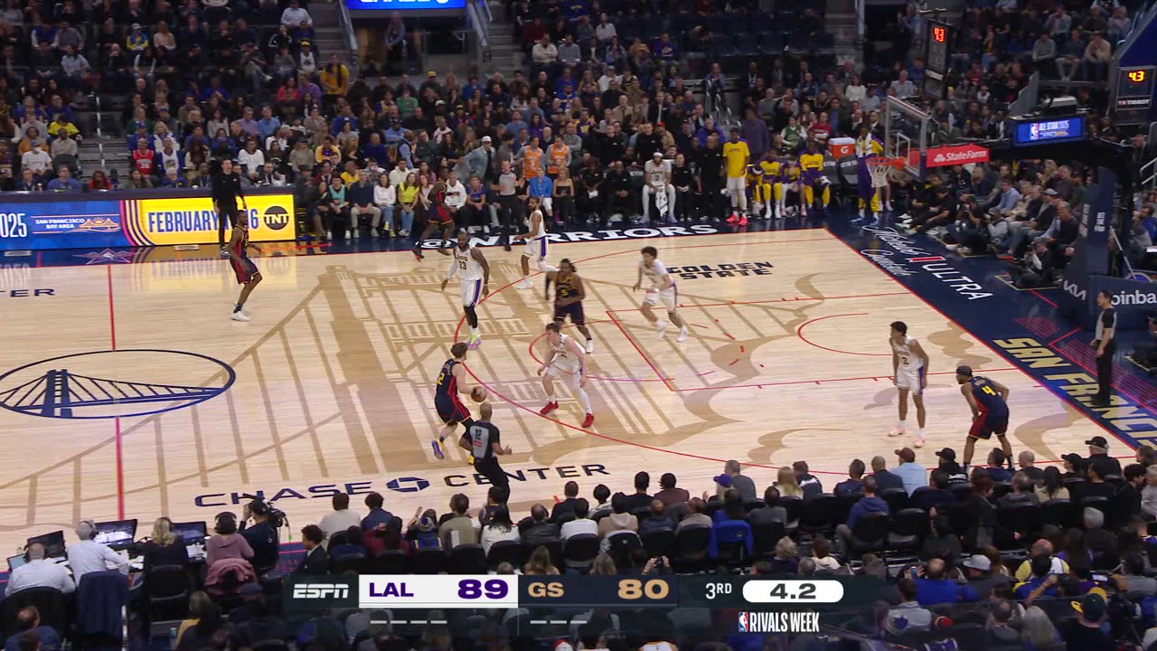 Last Second Field Goal: Lakers @ Warriors | NBA Official