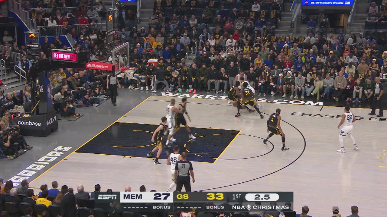 Last Second Field Goal: Grizzlies @ Warriors | NBA Official