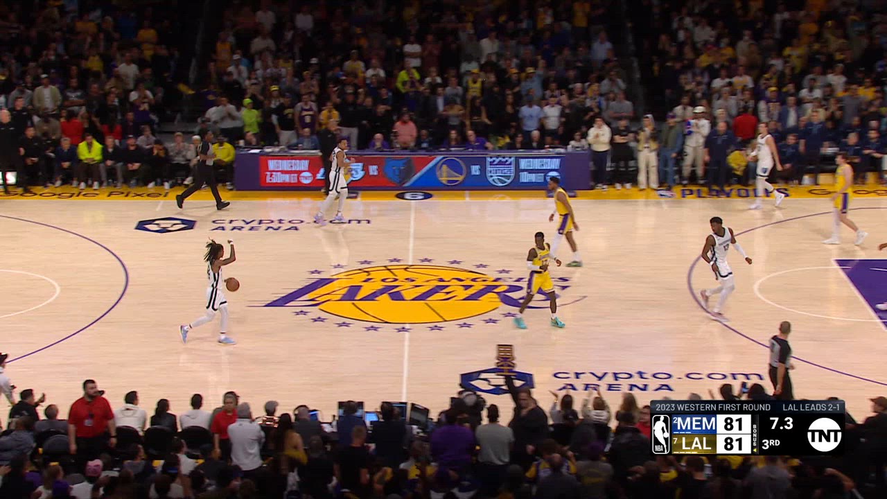 Last Second Field Goal: Grizzlies @ Lakers | NBA Official