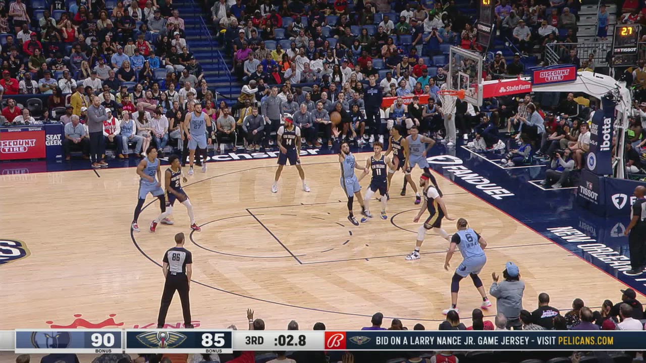 Last Second Field Goal: Grizzlies @ Pelicans | NBA Official