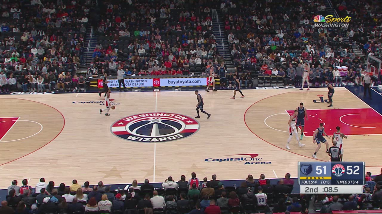 Last Second Field Goal: Grizzlies @ Wizards | NBA Official