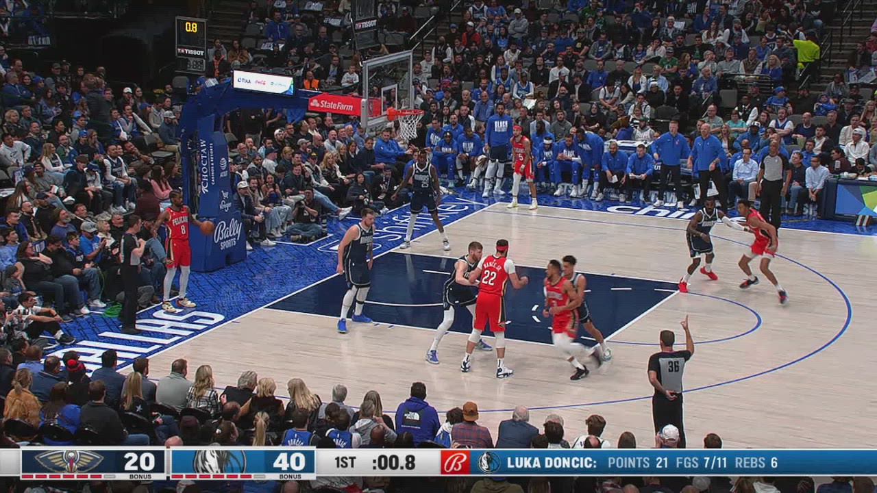 Last Second Field Goal: Pelicans @ Mavericks | NBA Official