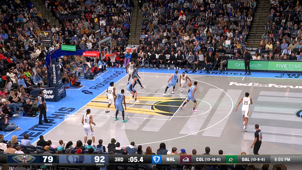 Last Second Field Goal: Pelicans @ Grizzlies | NBA Official