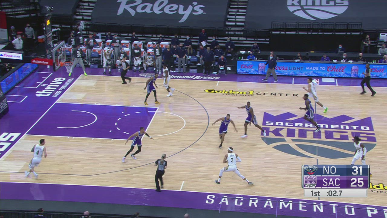 Last Second Field Goal: Pelicans @ Kings | NBA Official