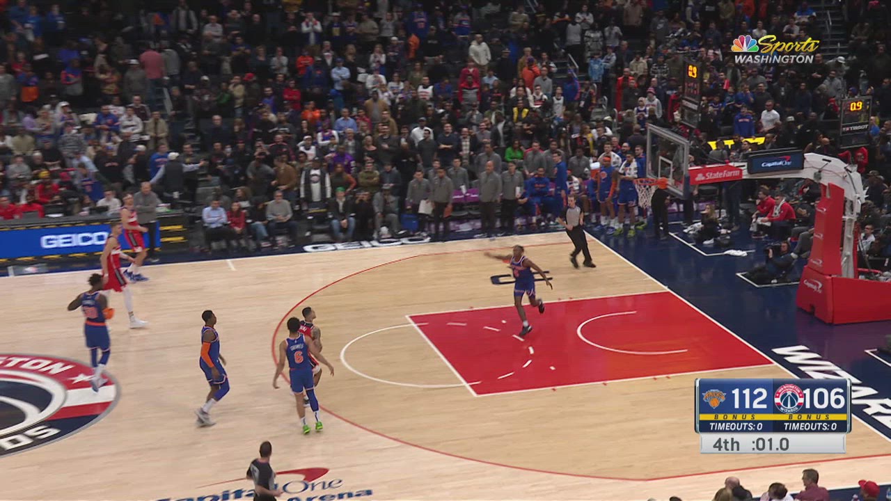 Last Second Field Goal: Knicks @ Wizards | NBA Official
