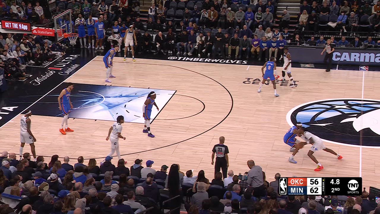 Last Second Field Goal: Thunder @ Timberwolves | NBA Official